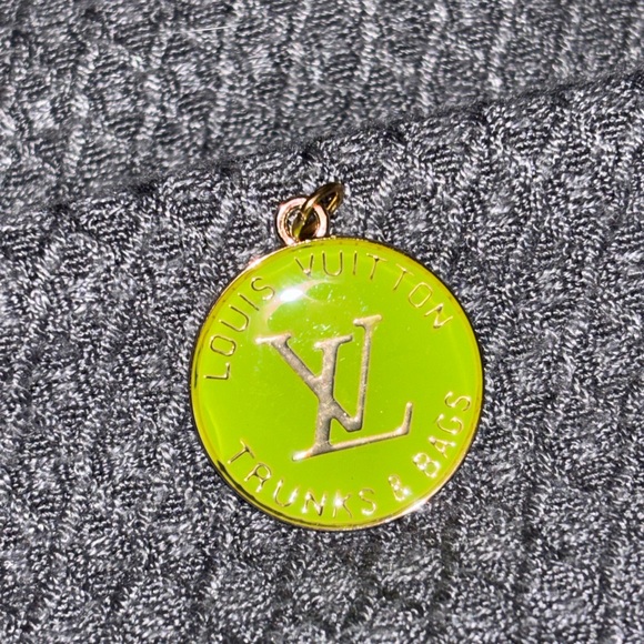 Accessories | Authentic Lv Trunk Charm In Rare Lime Green Color | Poshmark
